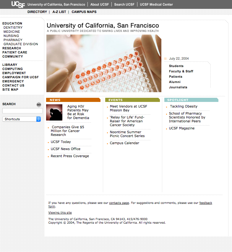 UCSF to Launch Redesign of Flagship Website | UC San Francisco
