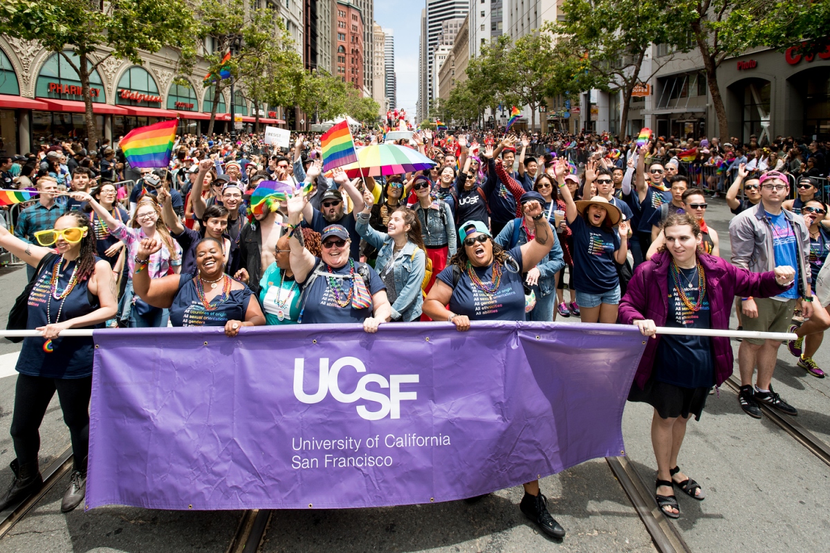 Hundreds March with UCSF in 2017 San Francisco Pride Parade | UC San ...